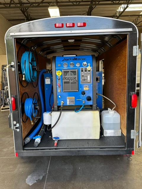 Fully Loaded Carpet Cleaning Trailer for sale 5 by 8 Hydramaster Boxxe ...