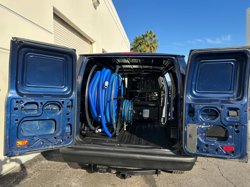 2014 Ford E250 cargo van carpet cleaning van fully loaded – CLEANING ...