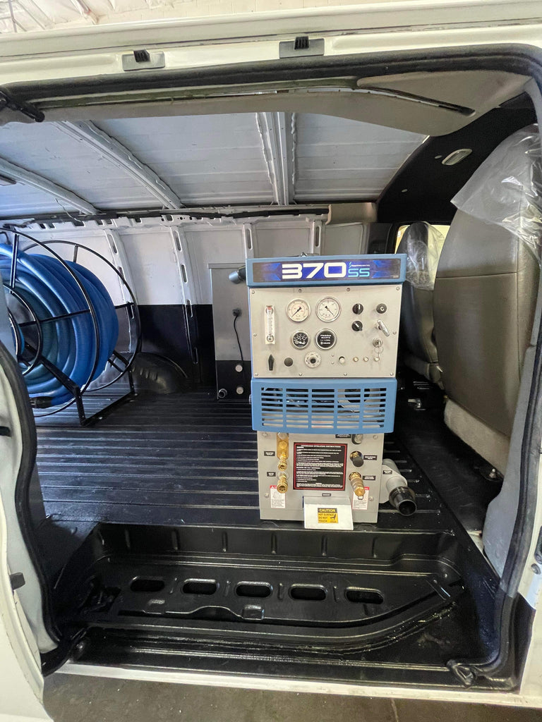 CHEVY EXPRESS CARGO VAN WITH SAPPHIRE SCIENTIFIC 370 TRUCKMOUNT – CLEANING DEPOT STORE